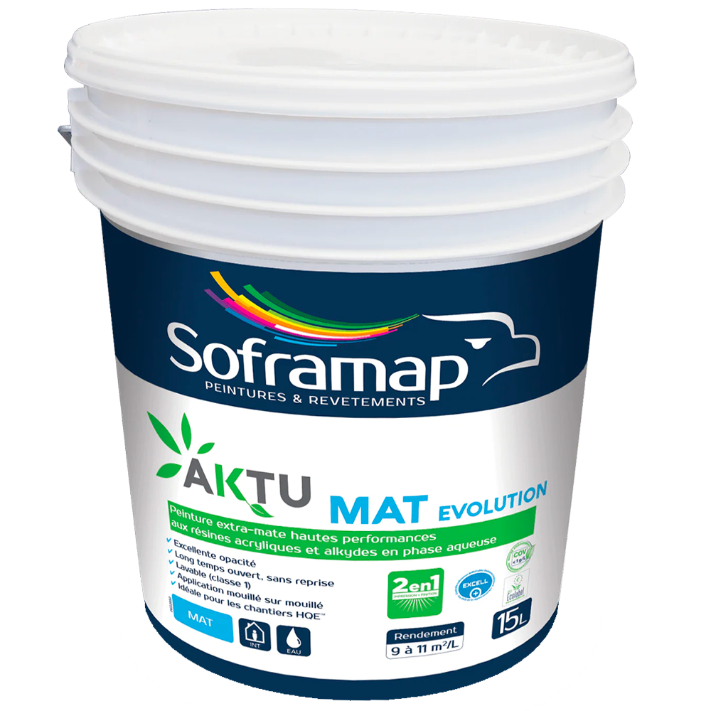 Soframap AKTU MAT EVOLUTION - Peinture 2 en 1 Impression et Finition – marketpaint.fr